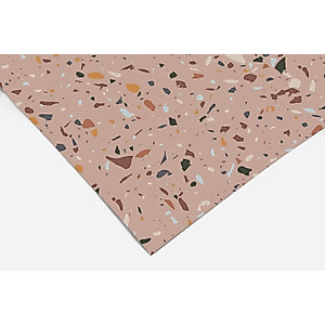 Terrazzo Contact Paper | Shelf Liner | Drawer Liner | Peel and Stick Paper 114 12in x 48in (4ft)
