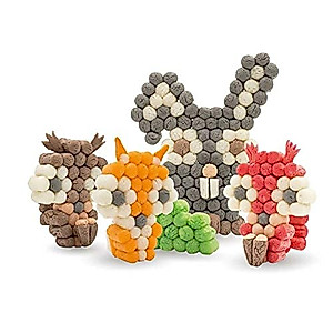 PlayMais BASIC My 1st Forest Animals starter craft kit for kids from 3 years I natural toy with 650 pieces I stimulates creativity & motor skills I gift for girls & boys I Made in Germany