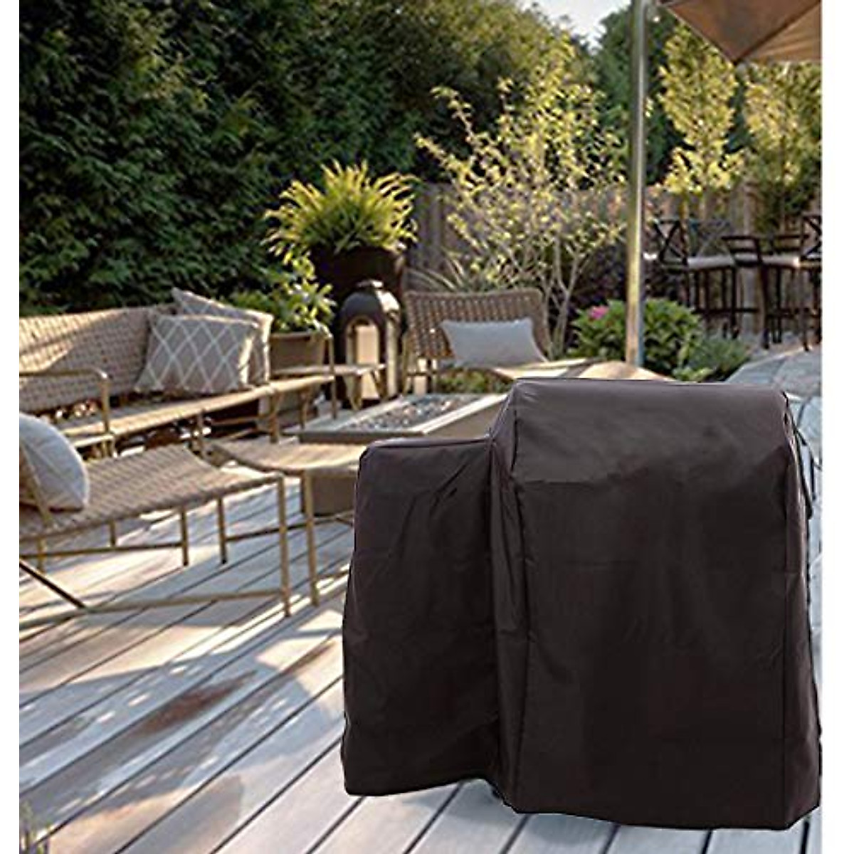 soldbbq Grill Cover Replacement Part for Traeger BAC374, Fits for Traeger 20 Series, Junior, and Tailgater Grills, 34" L 21" W 32" H, Black