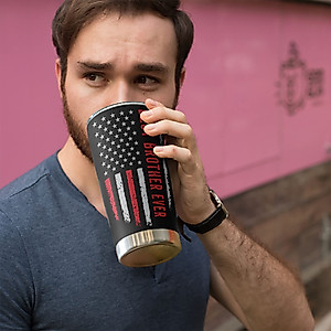 Macorner Brother Gifts - Tumbler 20oz - Birthday Christmas Gifts for Brothers From Sister Brother - Gifts For Men Big Brother Little Brother Siblings Brother In Law - Brother Gifts From Sister