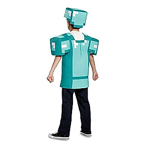 Armor Classic Minecraft Costume, Blue, Large (10-12)