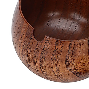 Wood Spice Jar, Easy To Classic Flip Top Spice Jar Sour Jujube Wood for Sugar for Kitchen (Large lacquer model)