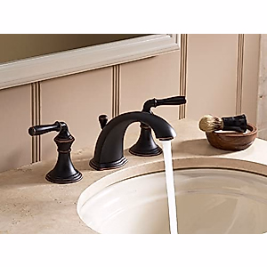 Kohler 394-4-PB Devonshire Bathroom Sink Faucet, Vibrant Polished Brass