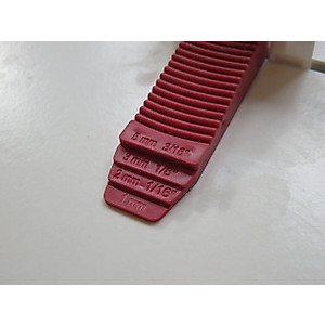 T-Lock - 100 red wedges PERFECT LEVEL MASTER - Professional Anti lippage Tile leveling system - (white T-Lock clips spacers not included and sold separately) by Tile Master