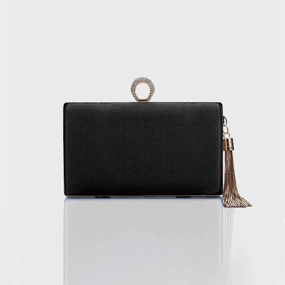 BABEYOND Clutch Purses for Women - Evening Bag Tassel Pendant Clutch for Bride Party Prom Wedding