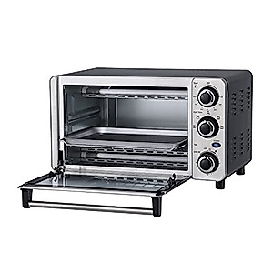 Danby DBTO0412BBSS 0.4 cu ft/12L 4 Slice Countertop Toaster Oven in Stainless Steel Toast, Bake, Broil, Keep Warm functions