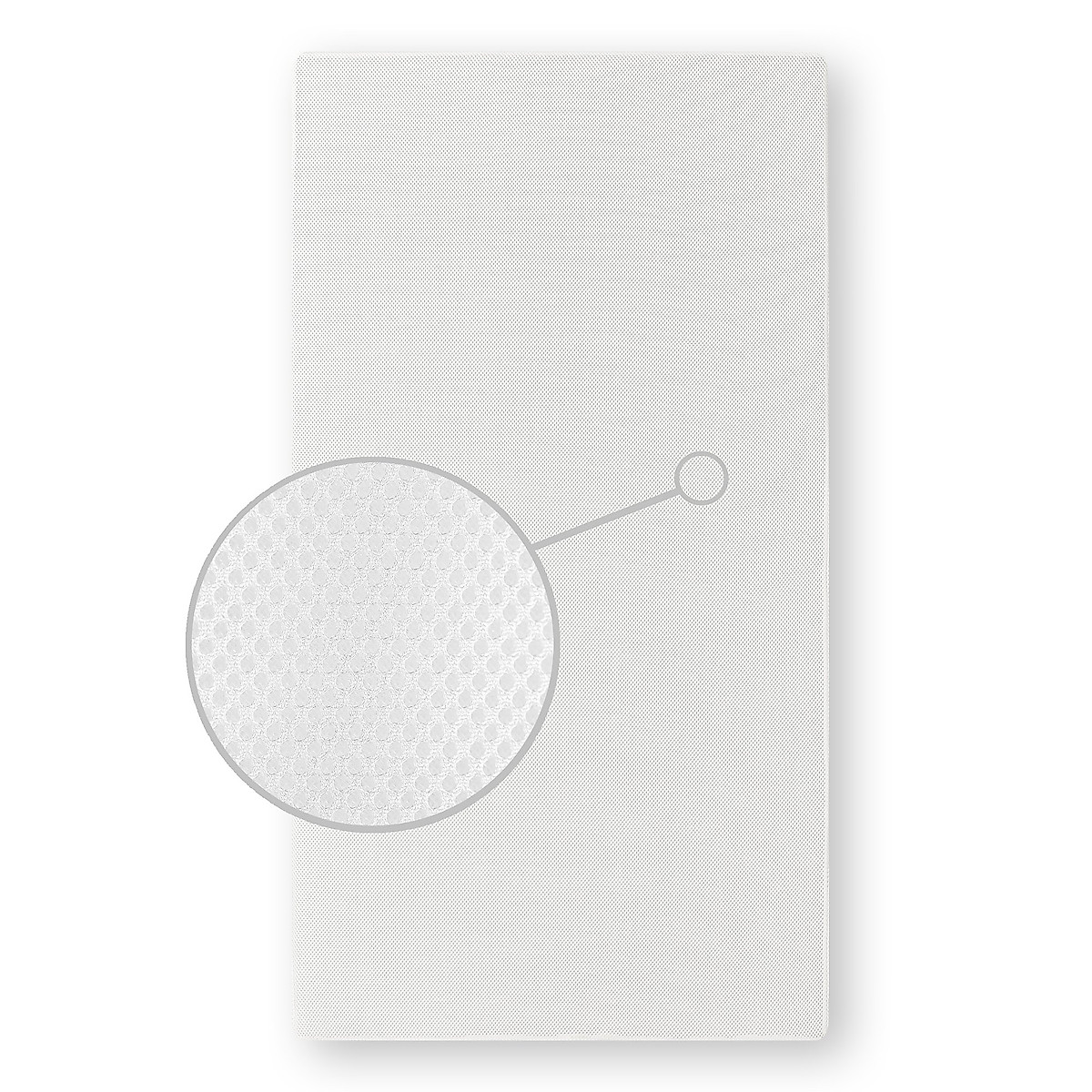 Dream On Me Breathable 6" 2-in-1 Foam Crib and Toddler Bed Mattress