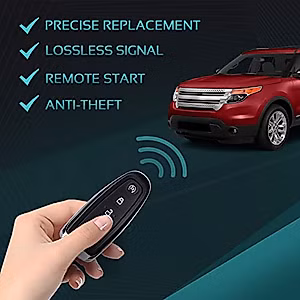 HelloAuto Key Fob for Ford Explorer Edge 2011-2015 Flex Taurus 2013-2019 Expedition Focus Lincoln MKS MKX MKT Navigator Smart Remote Keyless Entry Self-Programming Key FCC ID: M3N5WY8609