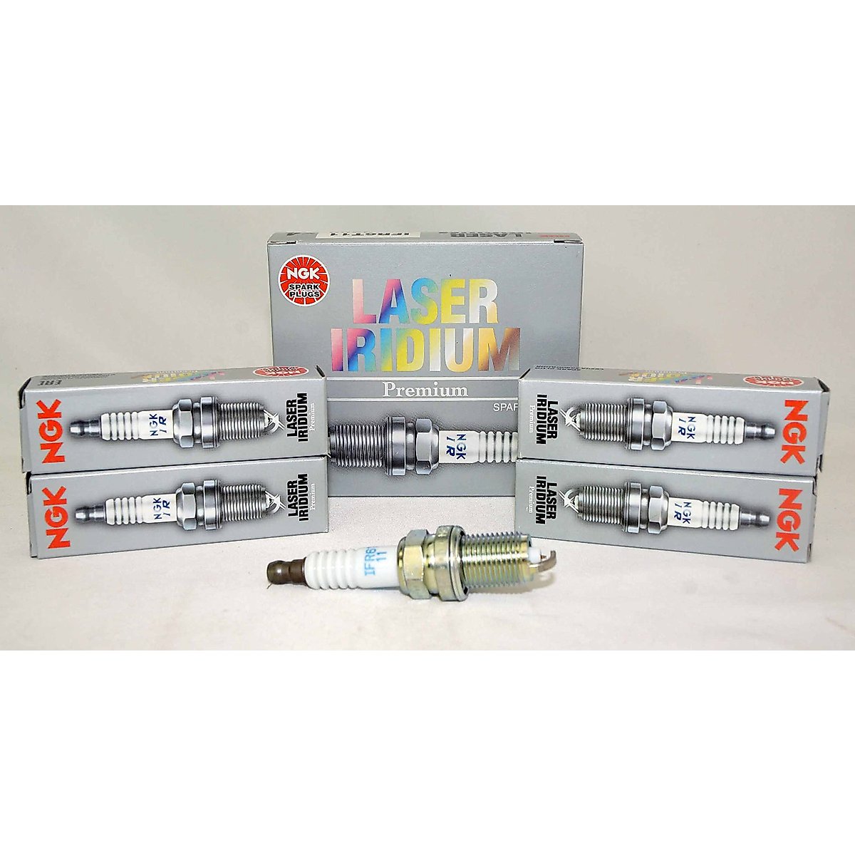 NGK Laser Iridium Spark Plug IFR6T11 (4 Pack) Compatible With TOYOTA CAMRY BASE 2009-2009 2.4L/2362cc