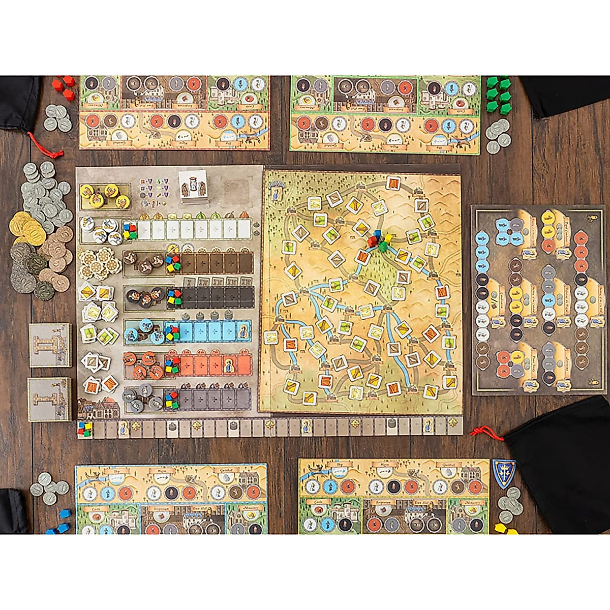 Capstone Games: Orleans, Strategy Board Game, Collect Tokens to Customize Your Strategy, Multiple Paths to Victory, 2 to 5 Players, Ages and 12 Up