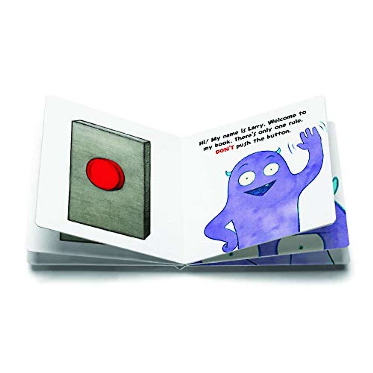 Don't Push the Button!: A Funny Interactive Book For Kids