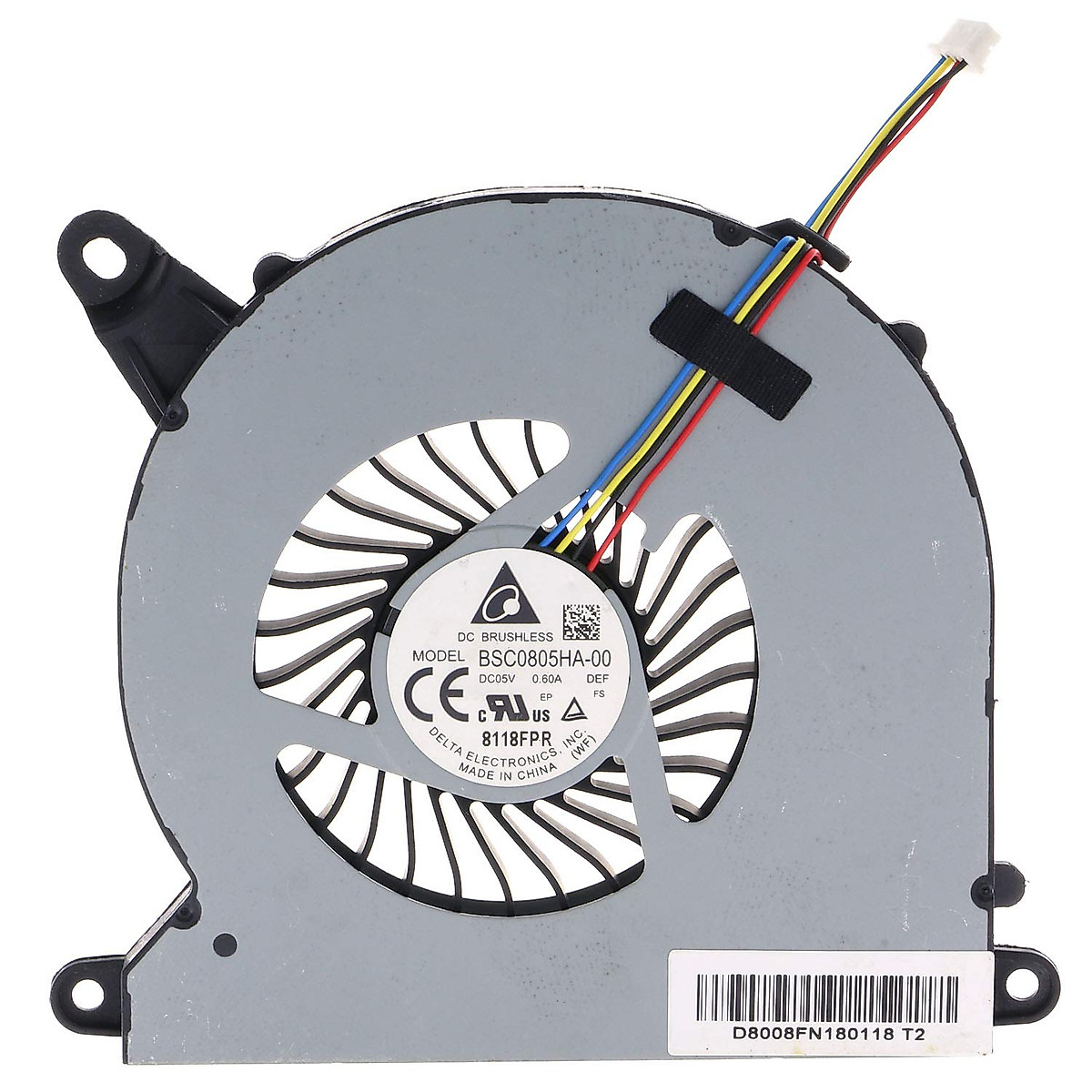 TRADOCK Replacement CPU Cooling Fan for Intel NUC8 NUC8i7BEH NUC8i3BEH NUC8i5BEH NUC8i5BEK NUC8i7BEK NUC8i3BEK BSC0805HA-00 DC05V 0.60A
