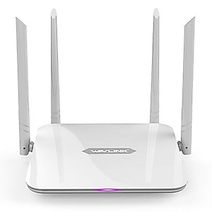 Gigabit WiFi Router,WAVLINK Home Router 1200Mbps WiFi Router,High Power Wireless Wi-Fi Router,Dual Band 5Ghz+2.4Ghz with 2 x 2 MIMO 5dBi Antennas Internet Router