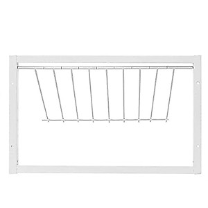 Unibell Iron Birdcages T-Trap House Door High Strength for Pigeon Parrot Easy Installation Pigeon Entrance Door Pigeon Birds House Bird Cage with Detachable Rolling Stand (43.3x26cm)