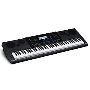 Casio WK-6600 76-Key Workstation Keyboard Bundle with Adjustable Stand, Bench, Sustain Pedal, Power Supply, Instructional DVD, and Austin Bazaar Polishing Cloth