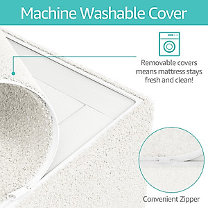 YENING Washable Toddler Couches That Fold Out Kids Couch Bed with Removable Cover Foldable Baby Sofa Chairs Comfy Toddlers 1-3