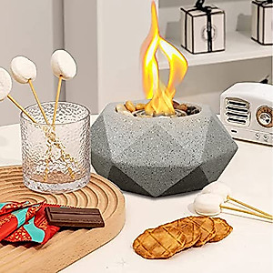 BPS Tabletop Fire Pit Portable Fireplace,Table Top Fire Bowl for Indoor and Outdoor
