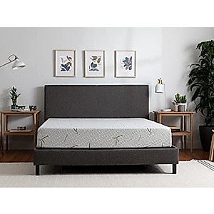 Tulo 8" Medium Comfort Memory Foam Bamboo Pressure Relief Mattress in a Box | Queen Size