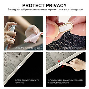 SOLUSTRE 3pcs Camera Privacy Cover Web Camera Cover Webcam Privacy Cover Tablet Laptop Camera for Computer Webcam Cover Slide Sliding Webcam Cover laptoptop Protects Patch Safety Cover abs