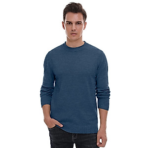 Sailwind Men's Crewneck Sweater Soft Casual Sweaters for Men Classic Pullover Sweaters