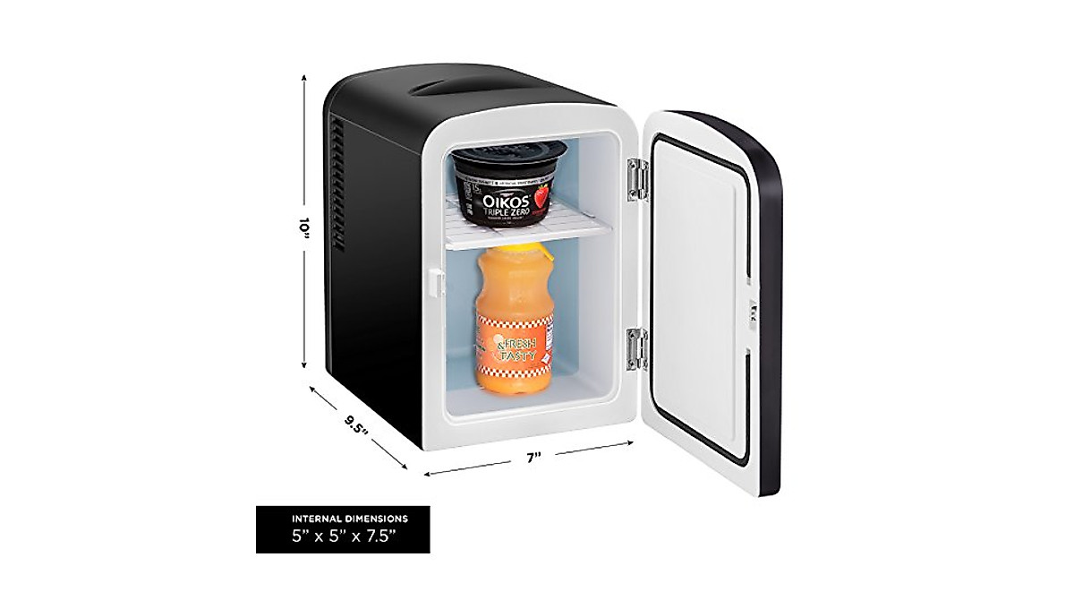 Chefman Compact Portable Mini Fridge for Travel & Home Use