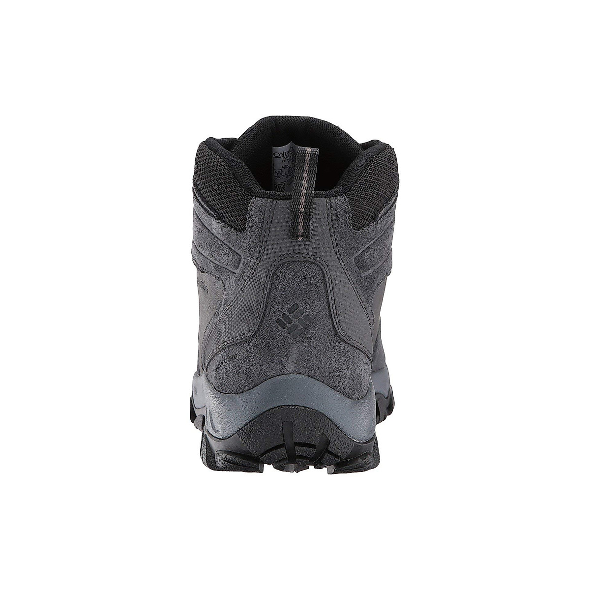 Columbia Men's Newton Ridge Plus II Suede Waterproof Boot, Breathable with High-Traction Grip, shark/black,11