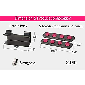 MD Global Transformable Stand Holder for Styler Rack Can Transform The Form Airwrap Styler Storage Organizer