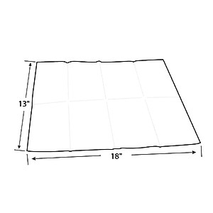 Hospeco 67015 White 13-Inch by 18-Inch Baby Table Liner (Case of 500)