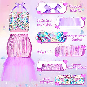 Mastom Princess Dress Up Shoes Set, Dress Up Toys Jewelry Boutique Set, Princess Dress Up Clothes with Mermaid Unicorn Ice Princess Shoes, Gifts for Girls 3 4 5 6 Year Old