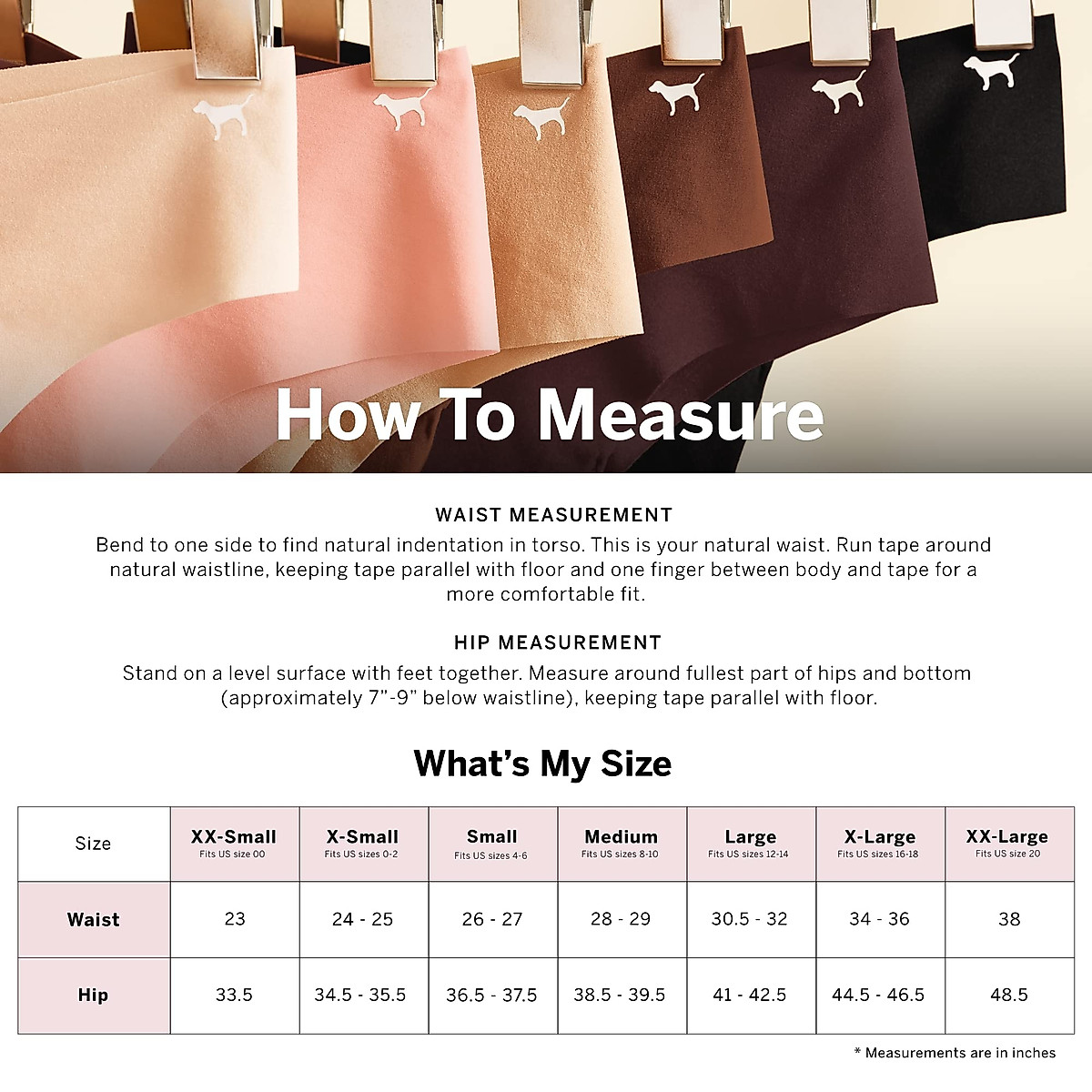 Victoria's Secret PINK Naturals Thong 5 Pack, Cotton Panty Pack, Women's Underwear, Natural Tea Dye (XL)