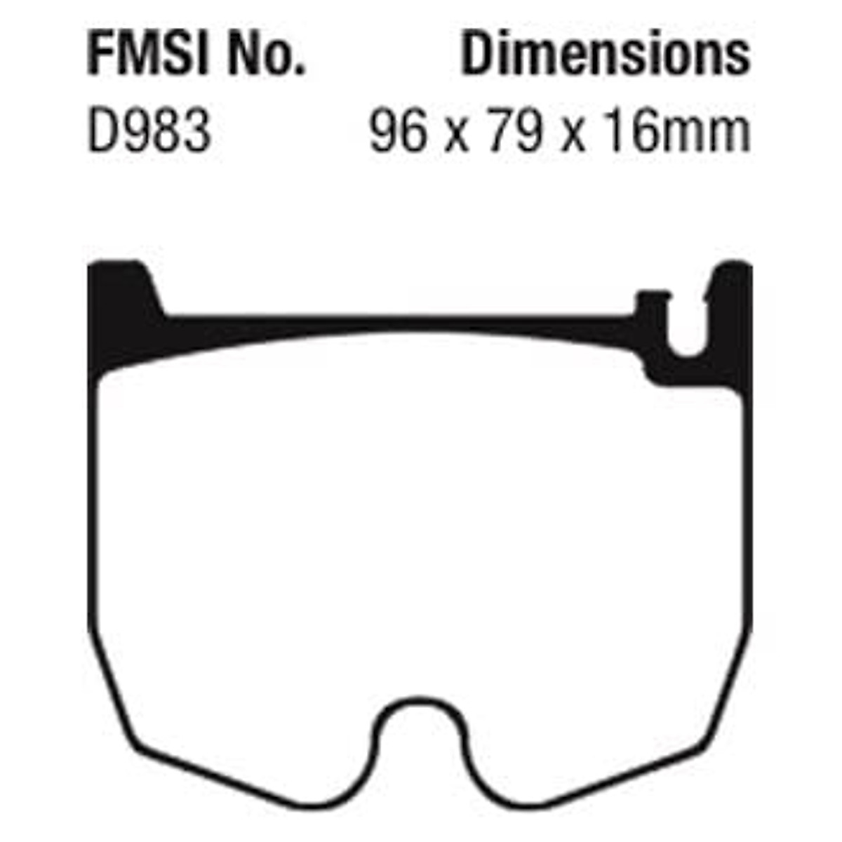 EBC Brakes DP41486R Yellowstuff Street and Track Brake Pad
