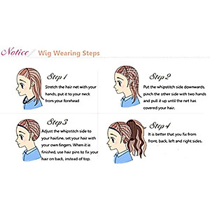 Ansho 75cm / 29.5 Inches Long Black Straight Wigs Middle Part No Bangs Women's Costume Wigs Synthetic Heat Resistant Hairpieces Cosplay Wig for Halloweern Party