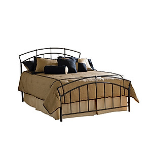 Hillsdale Furniture Vancouver Bed Set with with Rails, Full, Antique Brown