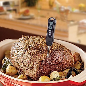 Mr. Bar-B-Q Digital Instant Read Thermometer Home, Black,Small