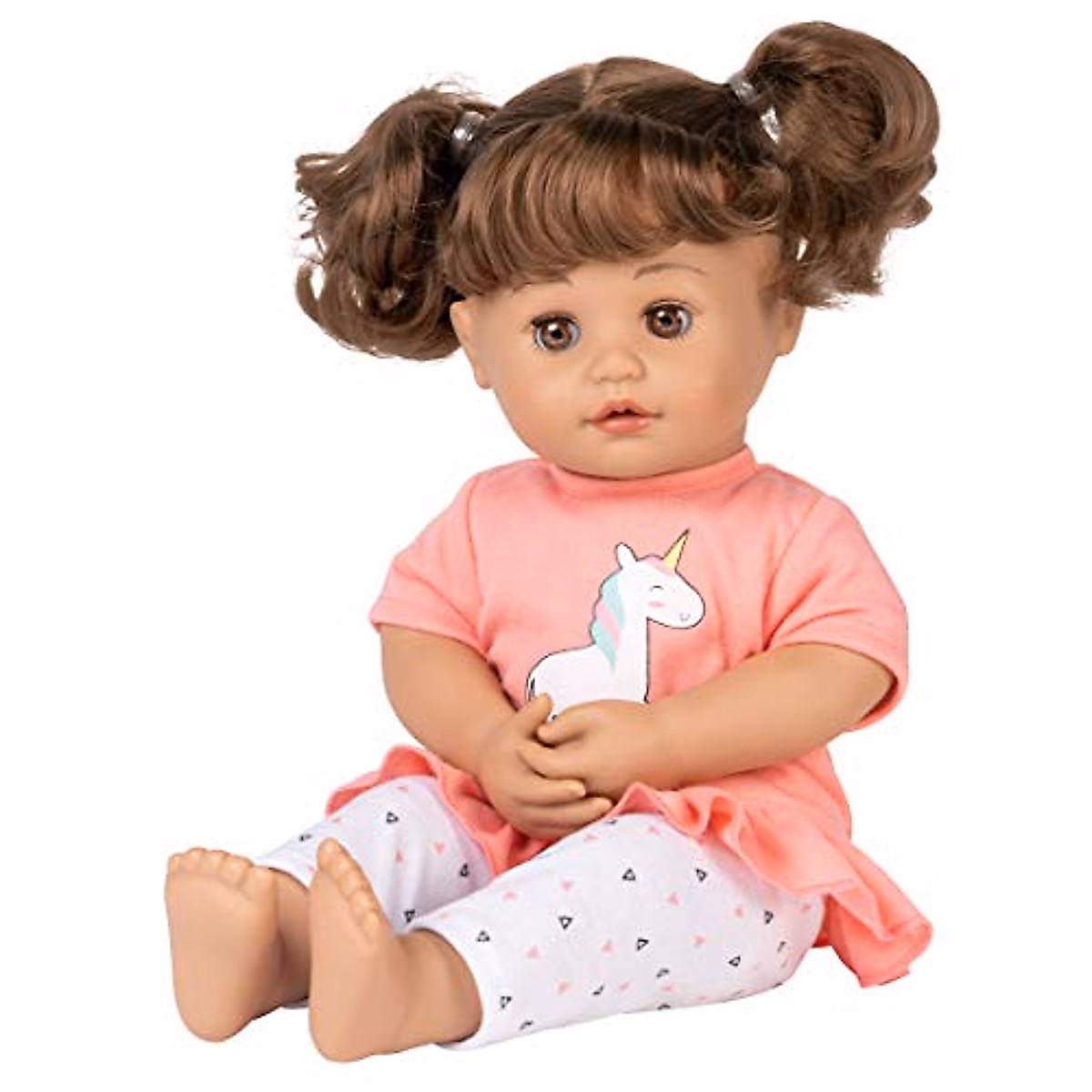 Adora My Cuddle & Coo Babies Collection, 15" Baby Doll in Sweet Powder Scent and 5 Touch Activated Sounds: She Cries, Coos, Giggles, Kisses Back & Says Momma Birthday Gift For Ages 3+ - Unicorn Magic