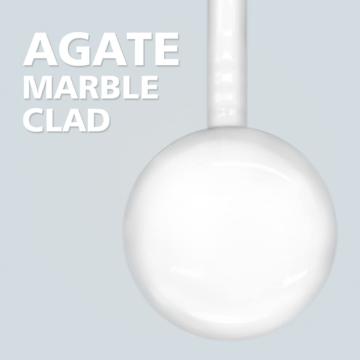 FriCARE Cardiology Stethoscope Single Head Agate (White Chestpiece, White Tube)