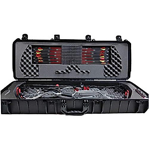 Case Club Waterproof Parallel Limb Compound Bow Pre-Cut Case with Silica Gel to Help Prevent Rust