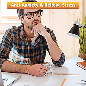 Gifts for Men Dad Boyfriend Him, MAFEHAN 23 in 1 Snowflake Multitool with Fidget Spinners, Cool Gadgets As Birthday Fathers Day Valentine's Gifts, Christmas Gifts Stocking Stuffers for Men(Silver)