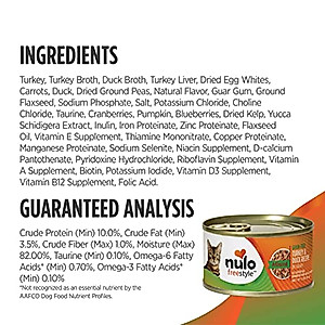 Nulo Freestyle Cat and Kitten Minced Wet Canned Food, Premium All Natural Grain-Free Shredded Wet Cat Food, Protein-Rich with Omega 6 and 3 Fatty Acids to Support Skin Health and Soft Fur