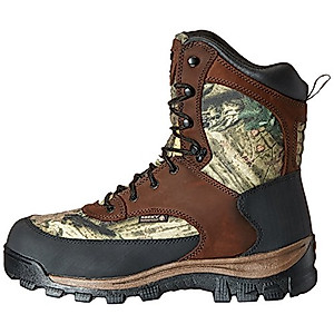 Rocky mens FQ0004755 Mid Calf Boot, Brown and Mossy Oak Break Up Infinity, 10.5 US