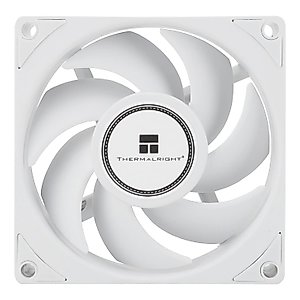 Thermalright TL-B8W CPU Fan Computer Case Fan Quiet 4pin PWM PC Fan, 80mm Silent Cooler Fan, 2200RPM Speed, CPU Cooling Fan(White)