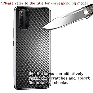 Puccy 2 Pack Back Screen Protector Film, compatible with Panasonic ELUGA I3 Black Carbon TPU Guard Cover （ Not Tempered Glass/Not Front Screen Protectors ）