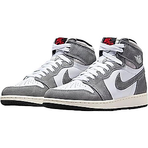 Big Kid's Jordan 1 Retro OG Washed Black Blk/Fire Red/Wht (FD1437 051) - 4