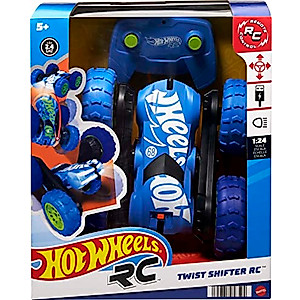 How Wheels RC Twist Shifter, 1:24 Scale Remote-Control Vehicle with Working Headlights & Rechargeable Remote (Amazon Exclusive)