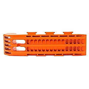 Mytee Products Interlocking Tire Skates for Tow Truck Wrecker Rollback Carrier Safety Orange (4pc Set)