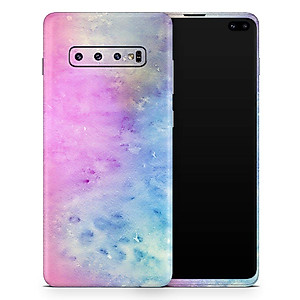 DesignSkinz Mixed Pink 4423 Absorbed Watercolor Texture Protective Vinyl Decal Wrap Skin Cover Compatible with The Samsung Galaxy S20 (Screen Trim & Back Glass Skin)