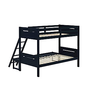 Coaster Home Furnishings Littleton Twin Over Full Bunk Bed Blue