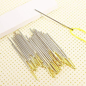 30pcs Cross Stitch Needles Hand-Stitched Embroidery , Embroidery Hand Needles Sewing Needles for Cross Stitching - Size 24