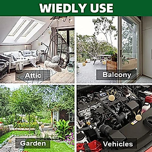 TSCTBA Squirrel Repellent Outdoor, Rodent Repellent, Chipmunk Repellent, Natural Squirrel Repellent for Bird Feeders/Garden/Attic/Cars/Shed, Ultra Powerful and Only for Outdoors - 8 Packs