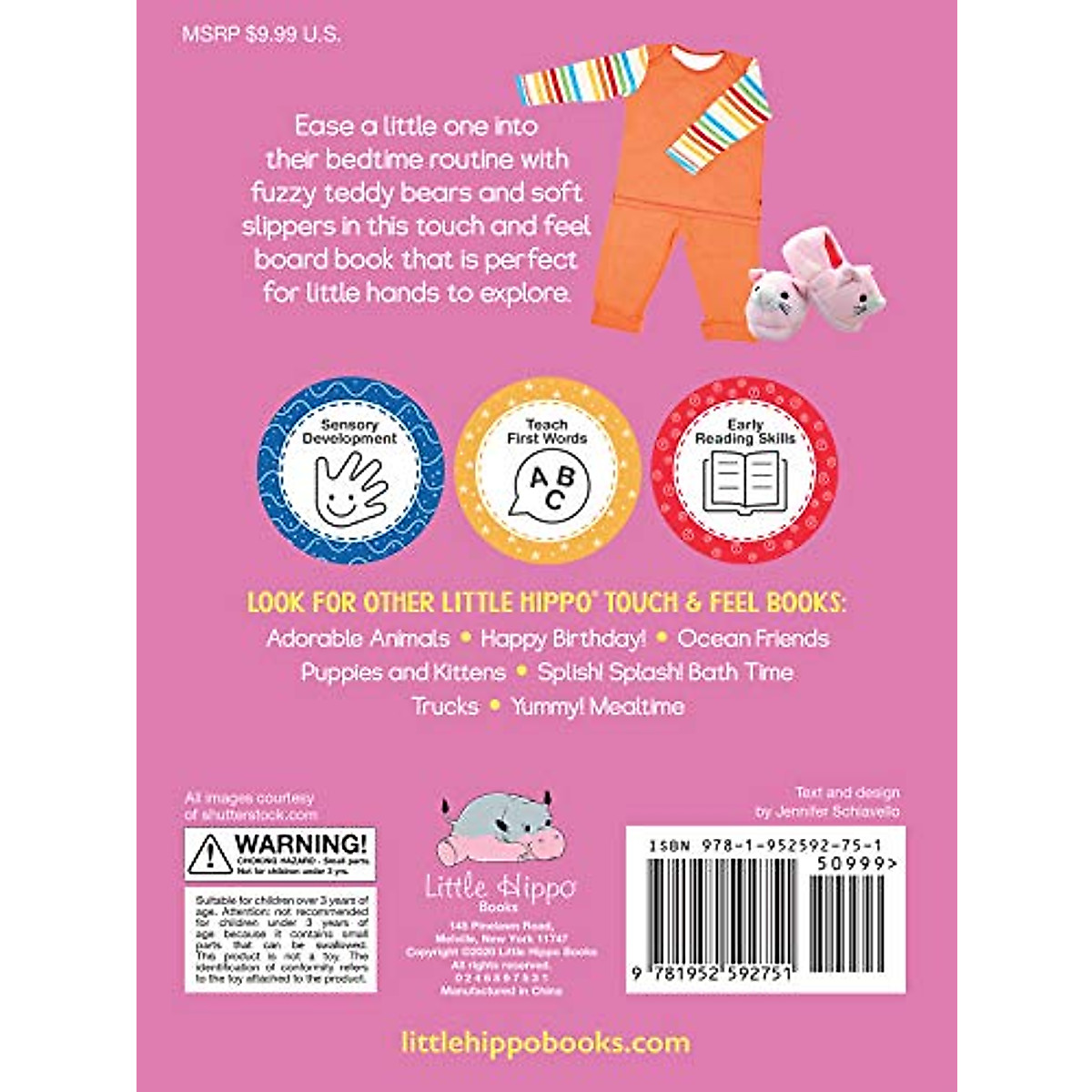 Night! Night! Bedtime - Touch and Feel Board Book - Sensory Board Book